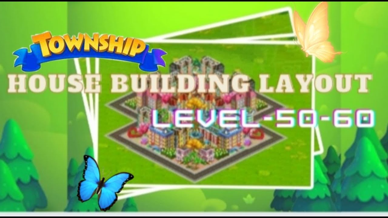 Township Game || House Building Layout || Level 50-60 - YouTube