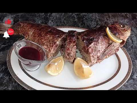 Qılçıqsız (tıxsız) balıq ləvəngi / boneless fish lavangi - YouTube
