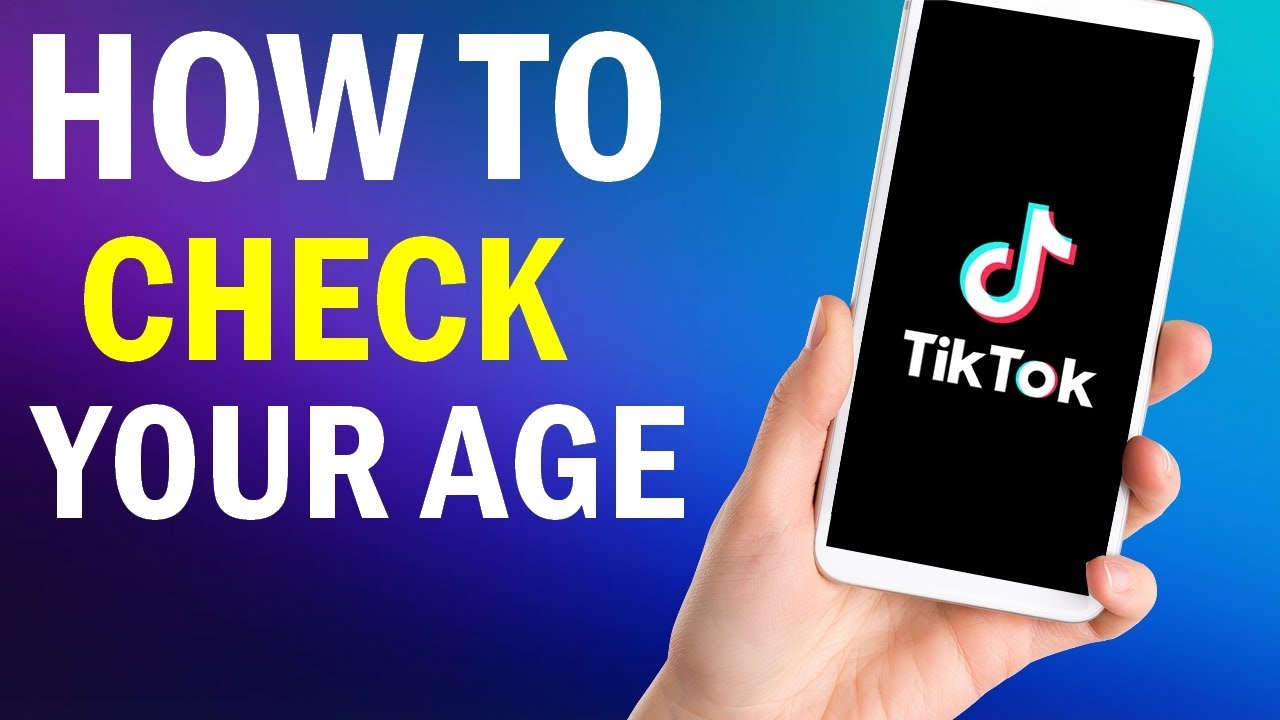 How To Check Your Age On Tiktok - YouTube