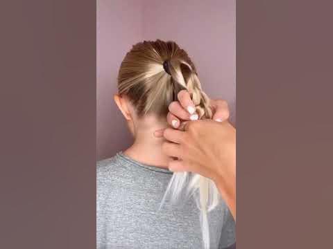 EASY AND CUTE HAIRSTYLE FOR BACK TO SCHOOL - YouTube