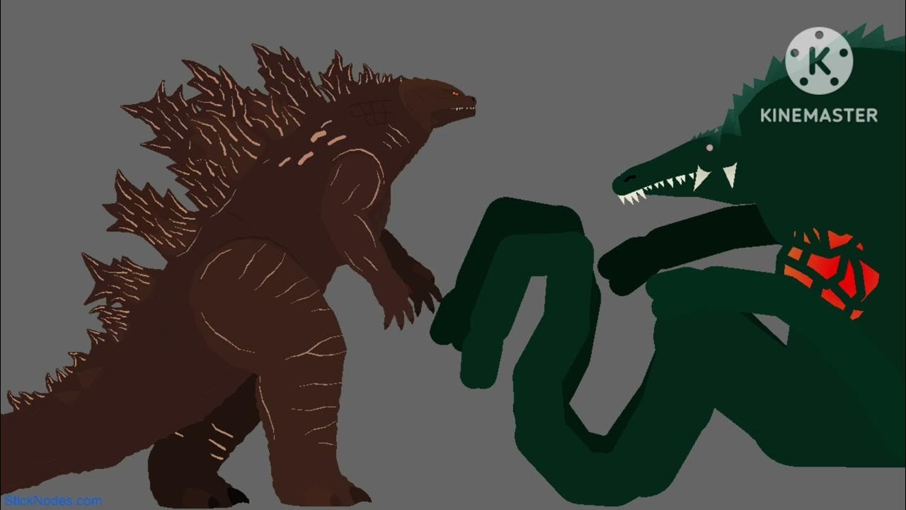 Thermo Godzilla Vs Titanus Biollante Epic Kaiju Battle Fanmade Animation #dakojirastk - YouTube