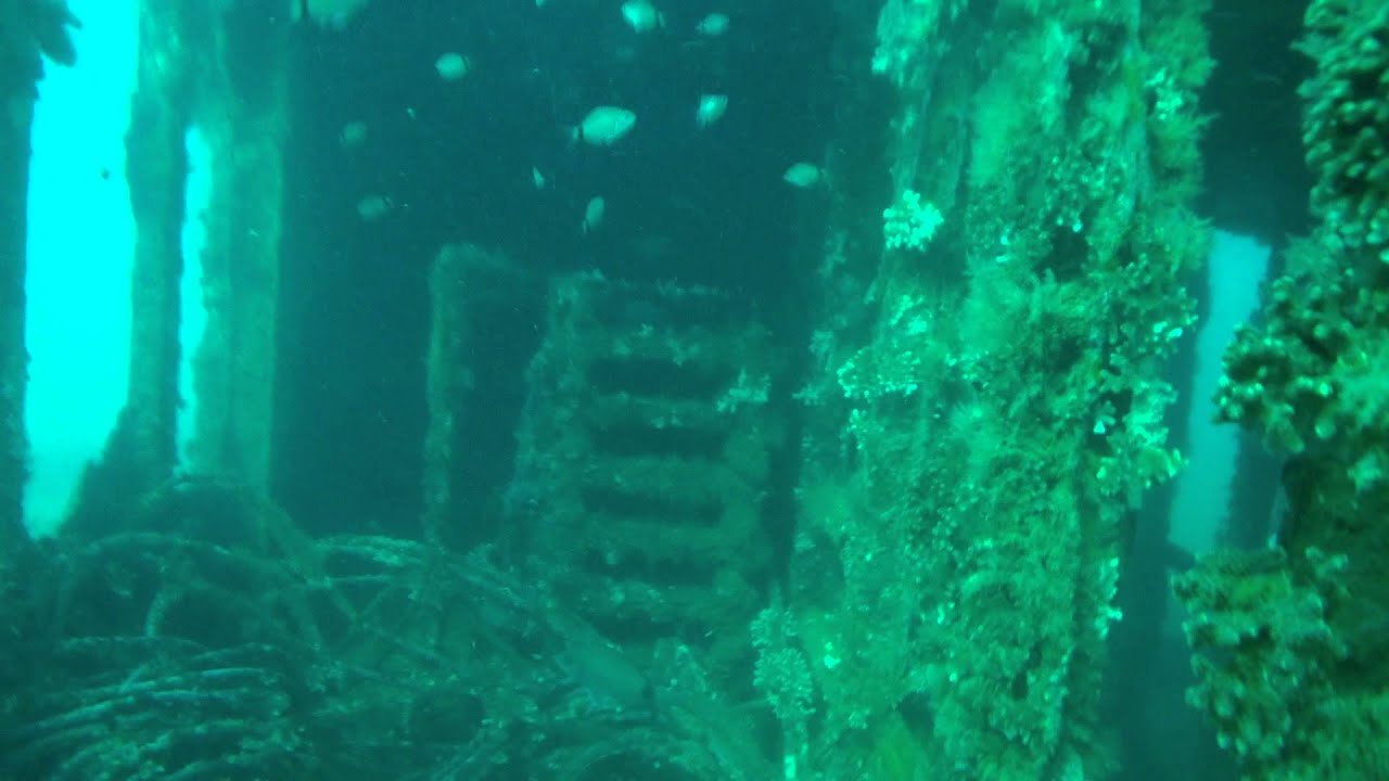 Dive USS Indra off the coast of Morehead NC - YouTube
