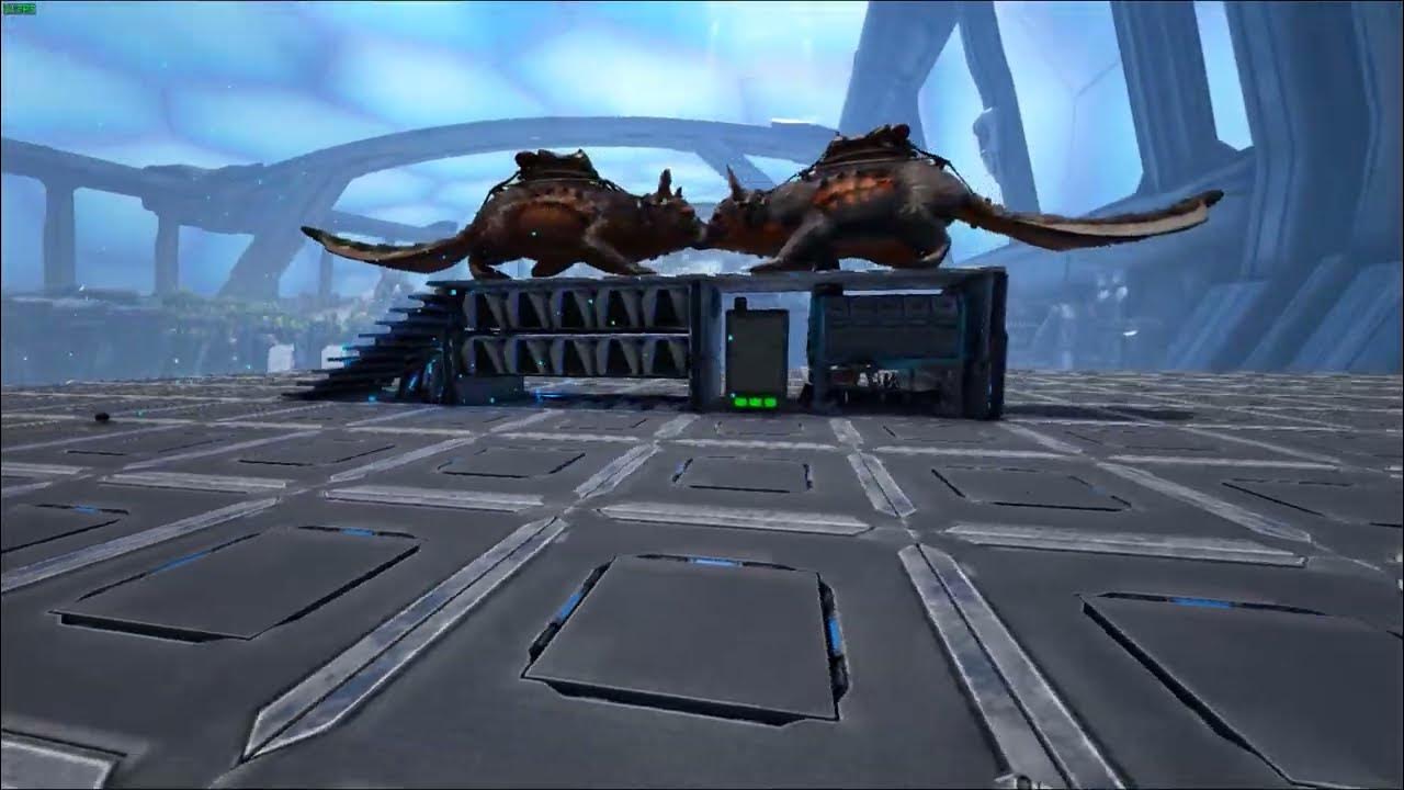 How to stack tek trough and perfect breed area - Ark Survival Evolved - YouTube