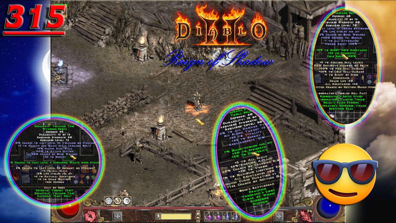Diablo 2 Reign of Shadow: Test các bộ đồ xanh & Chia sẻ các bộ đồ xanh ...