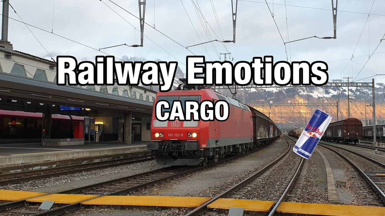 🚆 Scenic cab ride on the Red Bull train (Cargo Cab Ride Switzerland ...