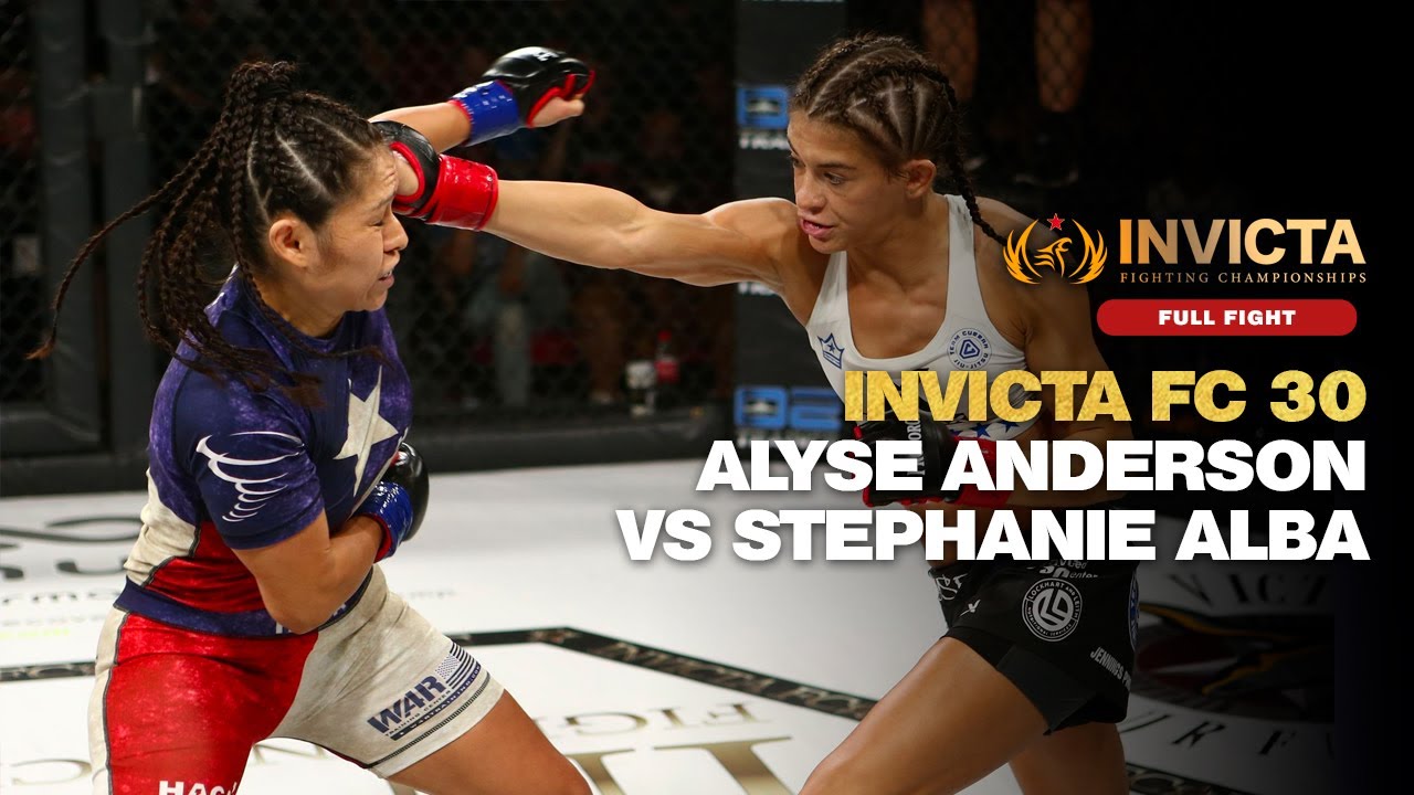 Full Fight: Alyse Anderson vs Stephanie Alba - Invicta FC - YouTube
