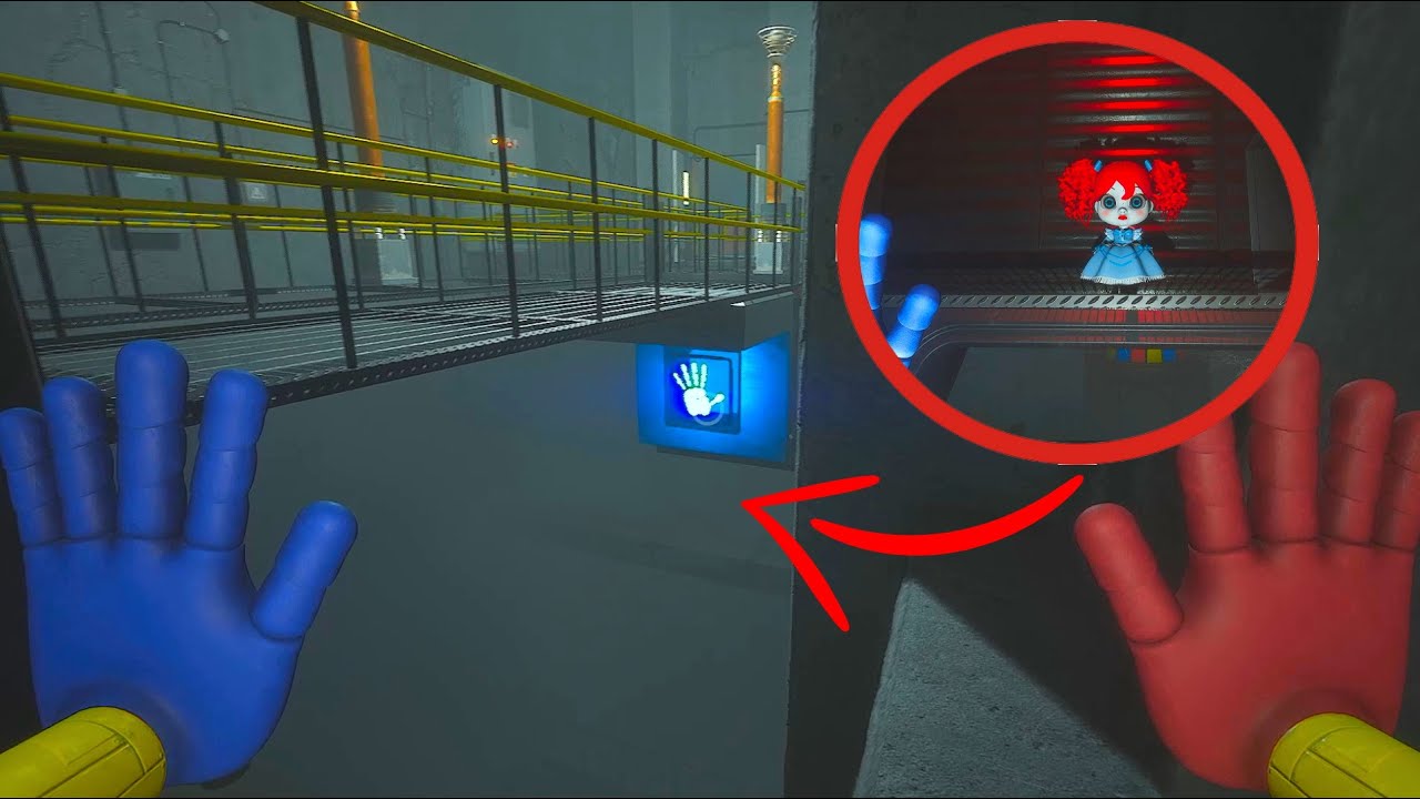 HIDDEN BUTTON to quickly release POPPY. Poppy Playtime chapter 2. - YouTube