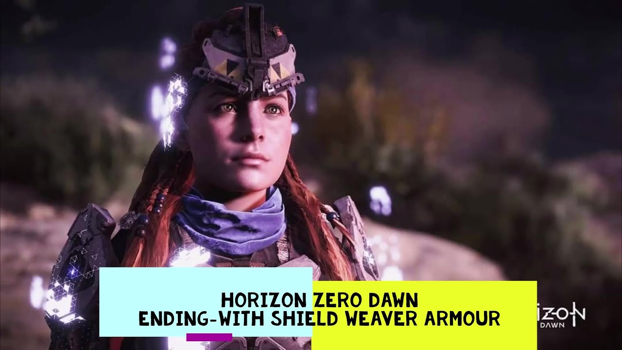 Horizon Zero Dawn Sony PS4- Shield weaver armor - Ending take down ...