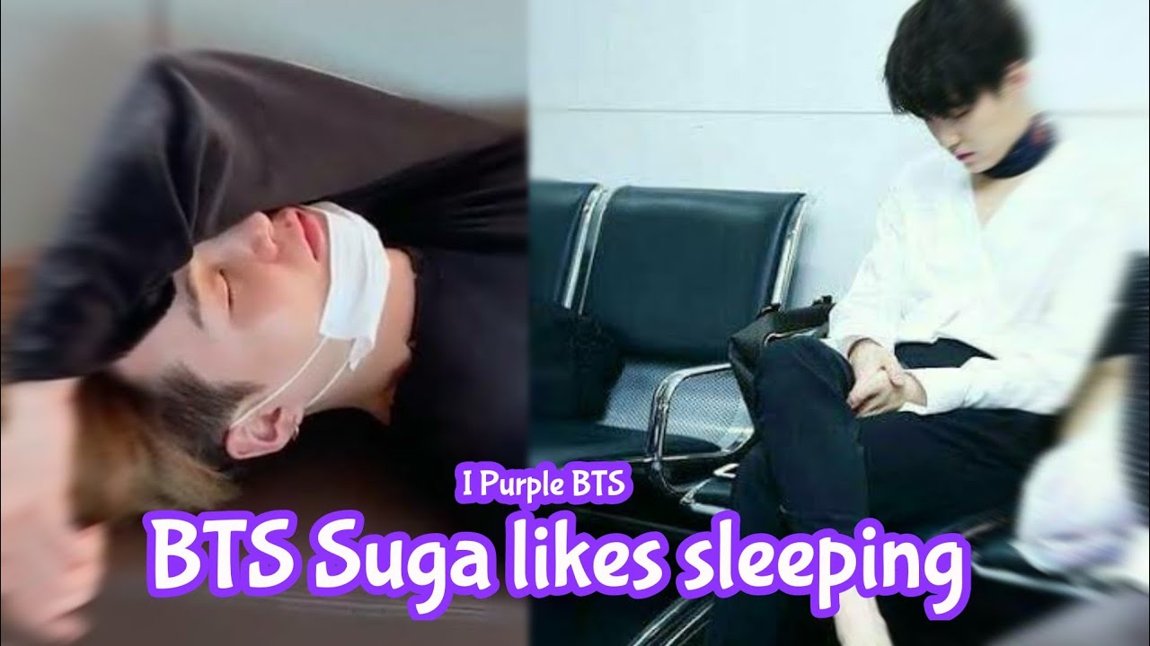 BTS Suga likes sleeping - YouTube