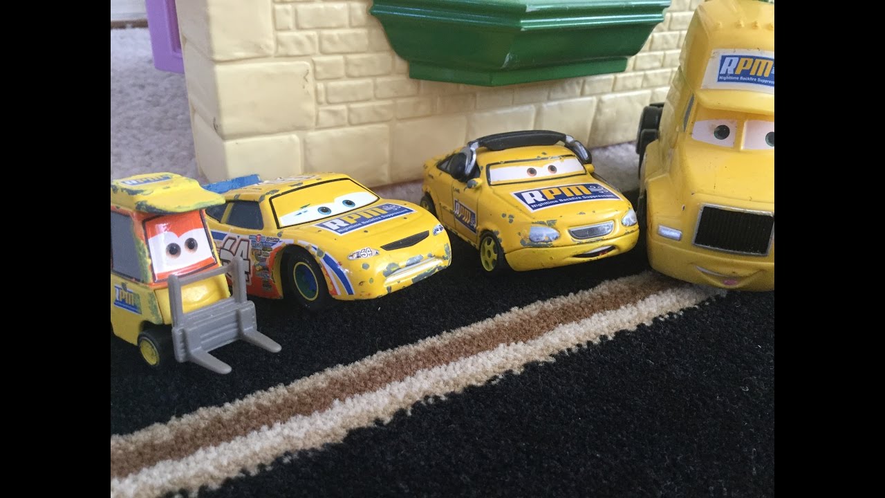 Mattel Pixar Cars Team RPM - YouTube