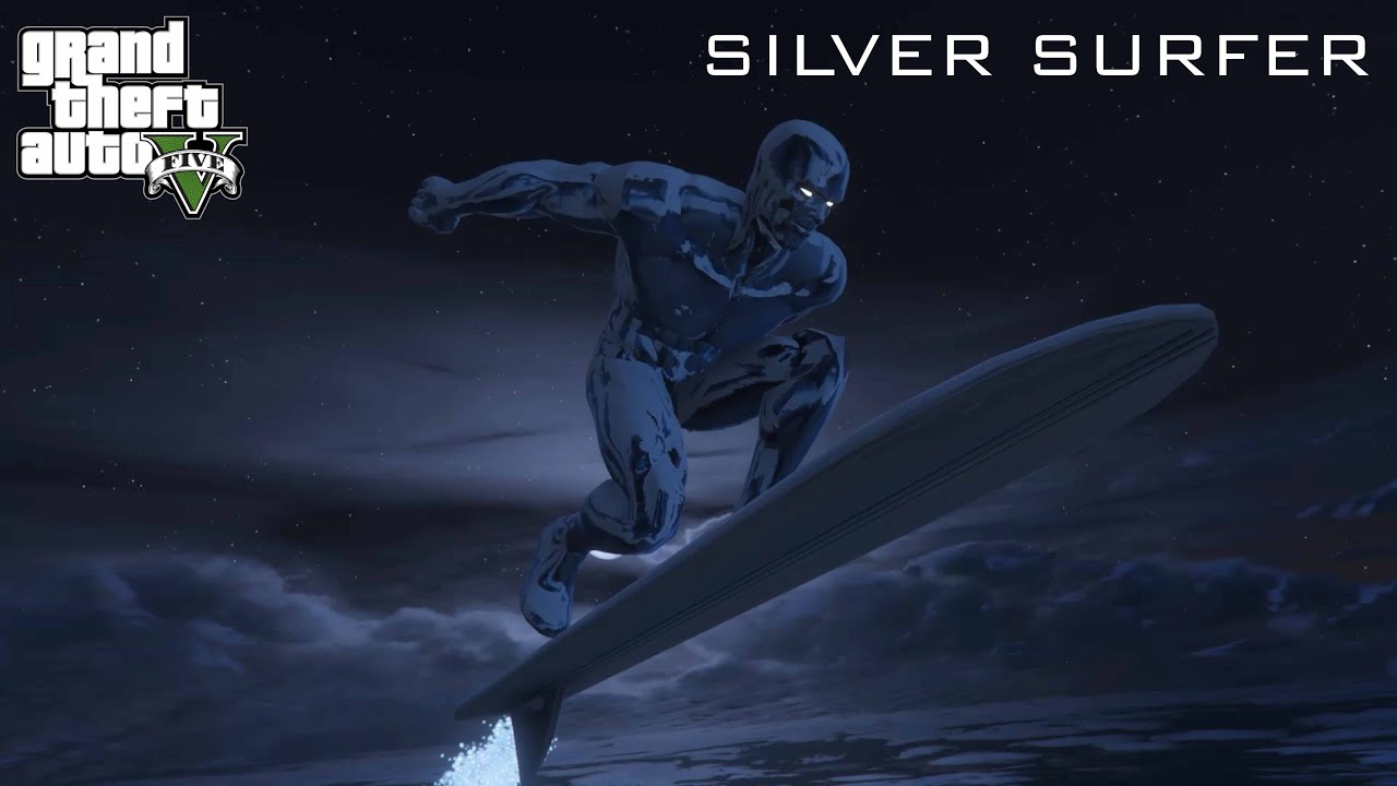 GTA 5 - Silver Surfer Mod (W.I.P.) - YouTube