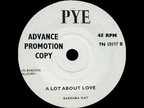 Barbara Kay - A Lot About Love - YouTube