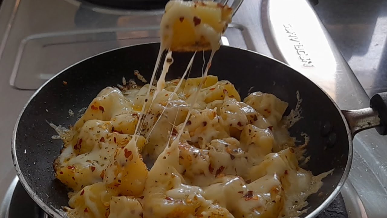 Cheese Garlic Potato Recipe/Cheesy Potato/Roasted Potato Recipe/sweet ...
