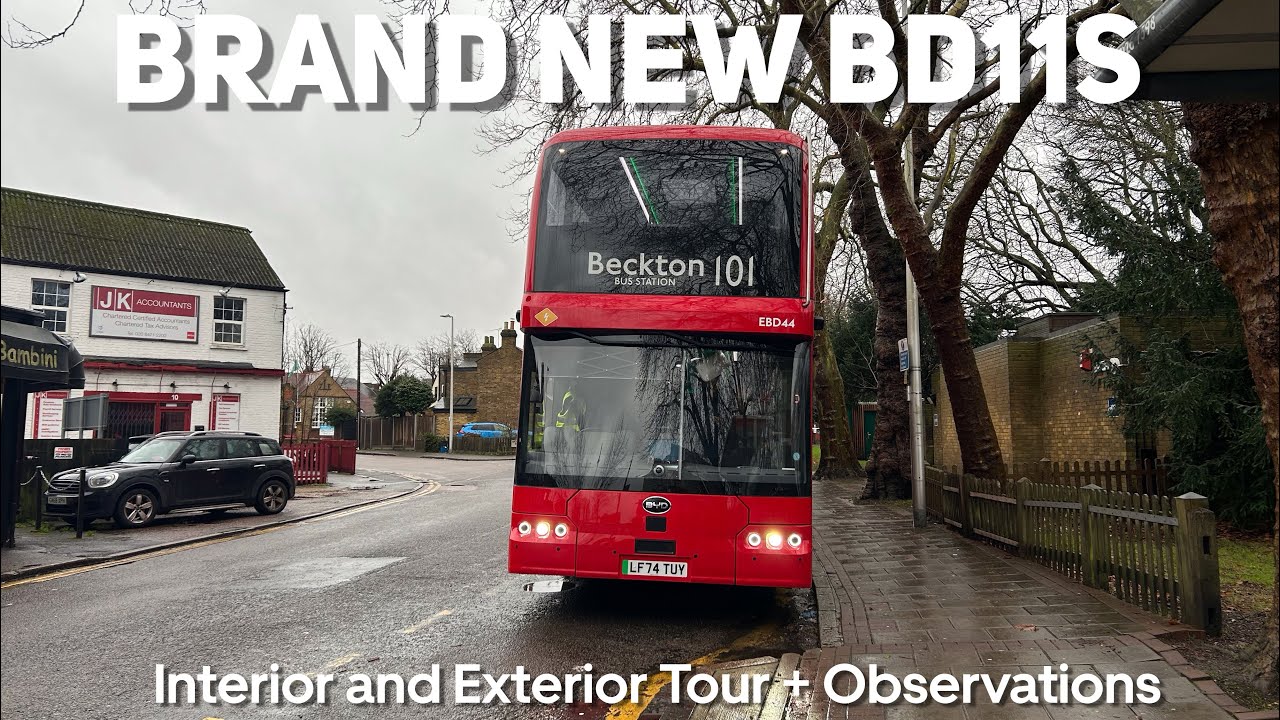 BRAND NEW BD11s on Bus Route 101 | Interior and Exterior Tour + Observations - YouTube