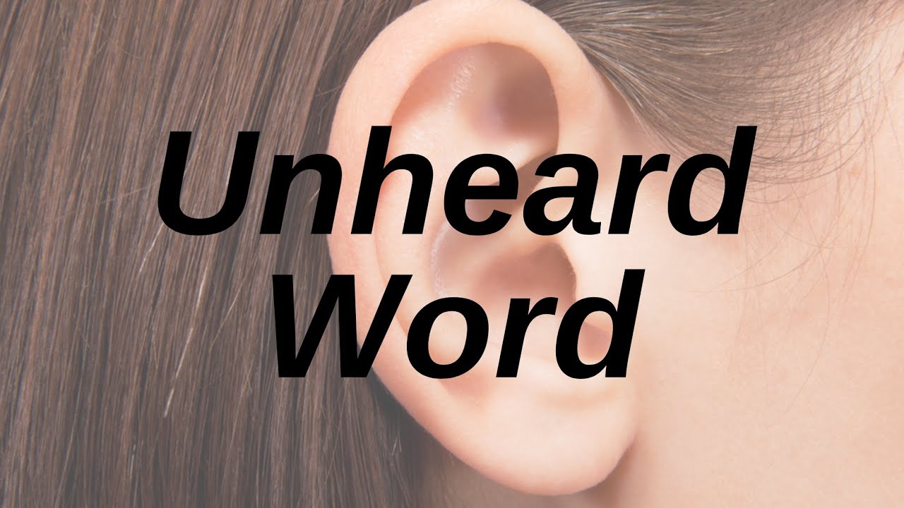 Unheard Word - Elisha and the Economy - YouTube