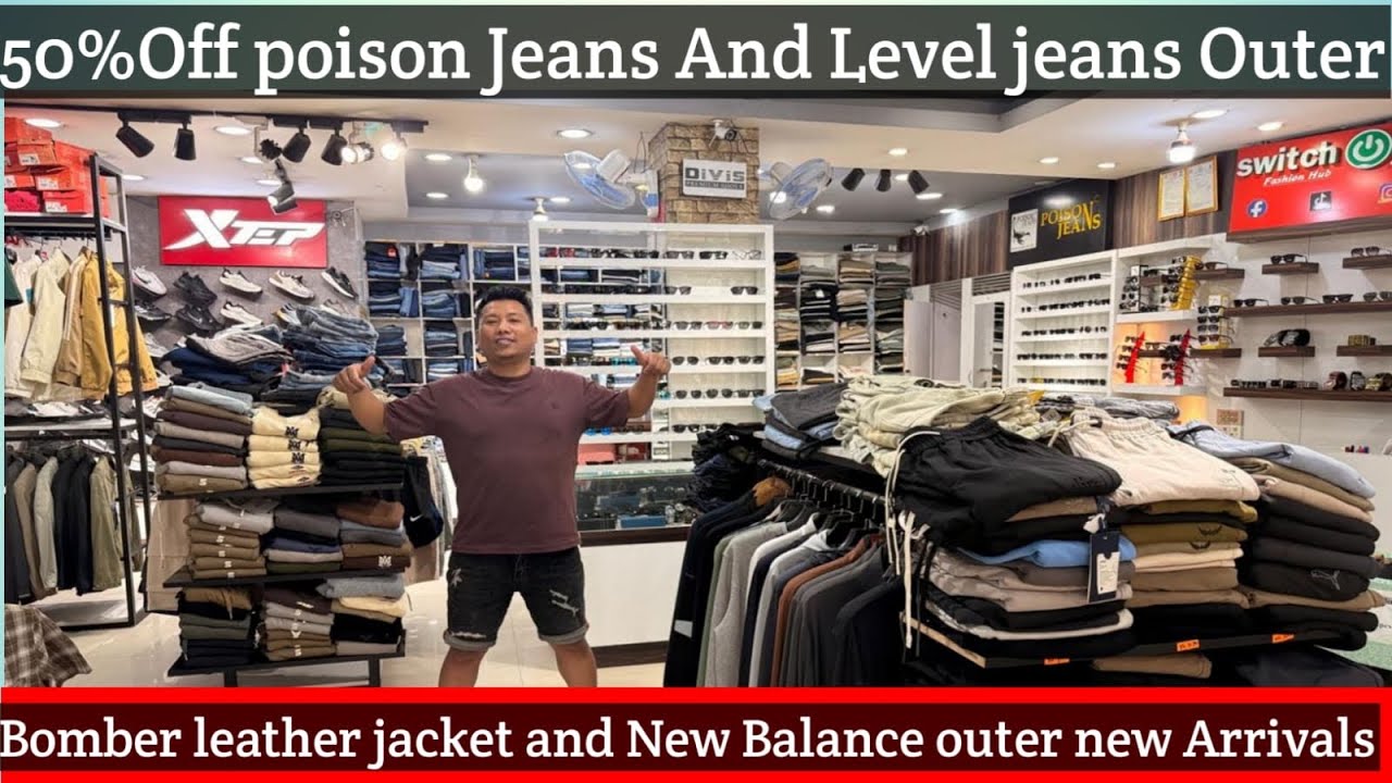 Poison brand Level jeans 50%Off new Arrivals Summer Leather jacket ...