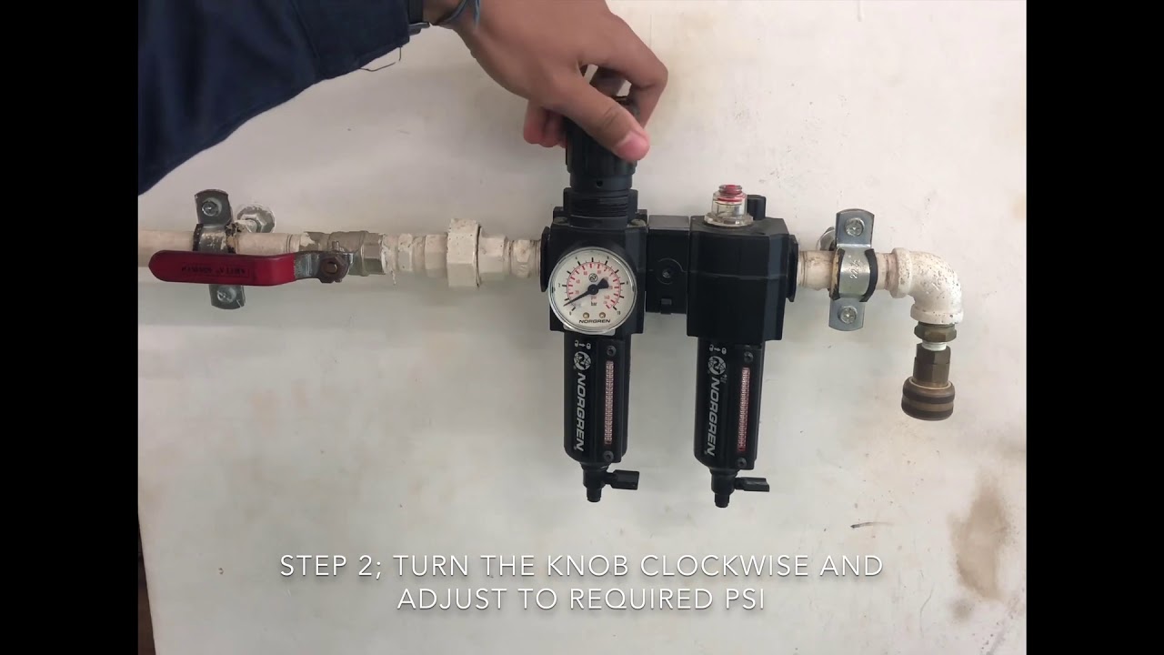 how to use air regulator safely - YouTube