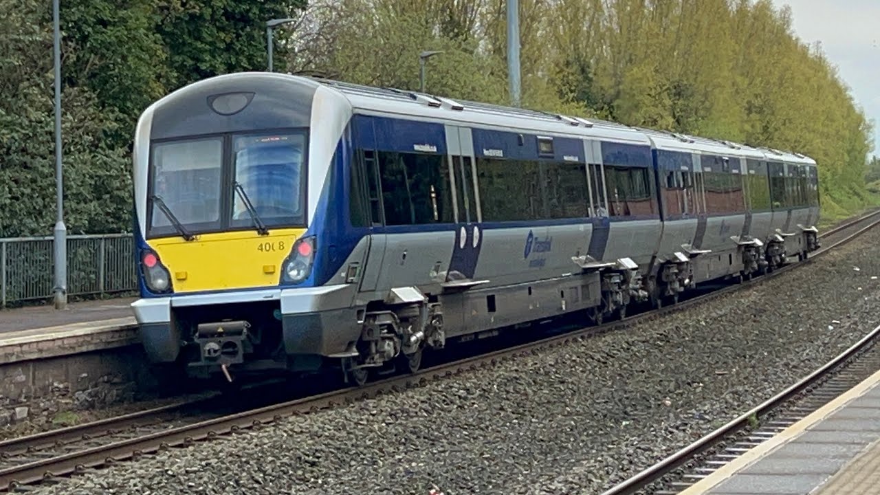 Translink NIR Class 4000 DMU 4008 - Holywood - YouTube