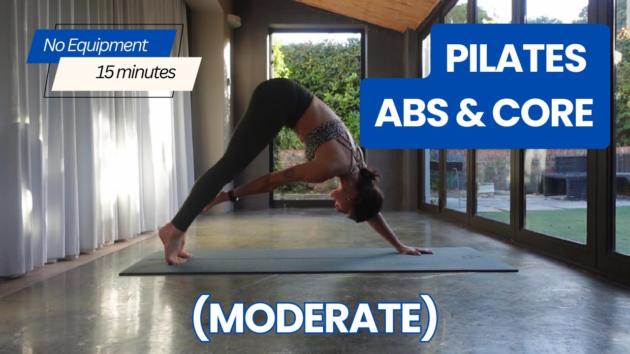 15-Min Pilates Core Burn | Moderate Abs Workout | No Equipment - YouTube