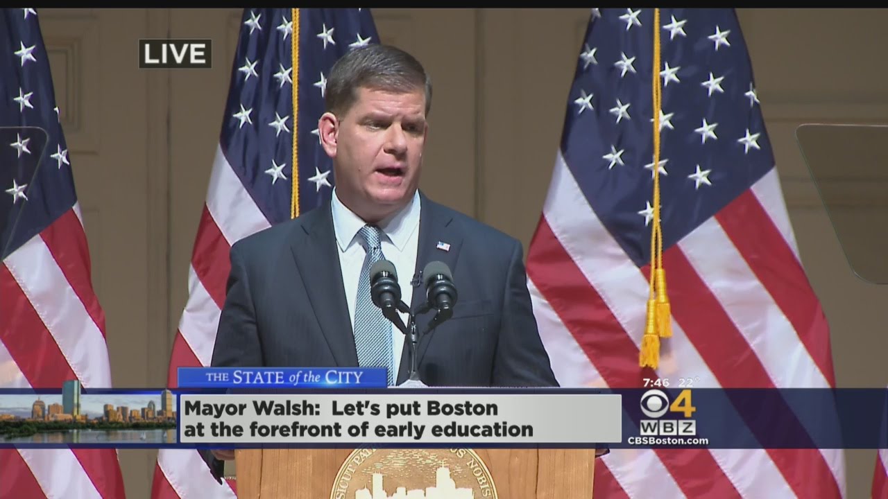 Mayor Walsh Delivers State Of The City Address (Part 1) - YouTube