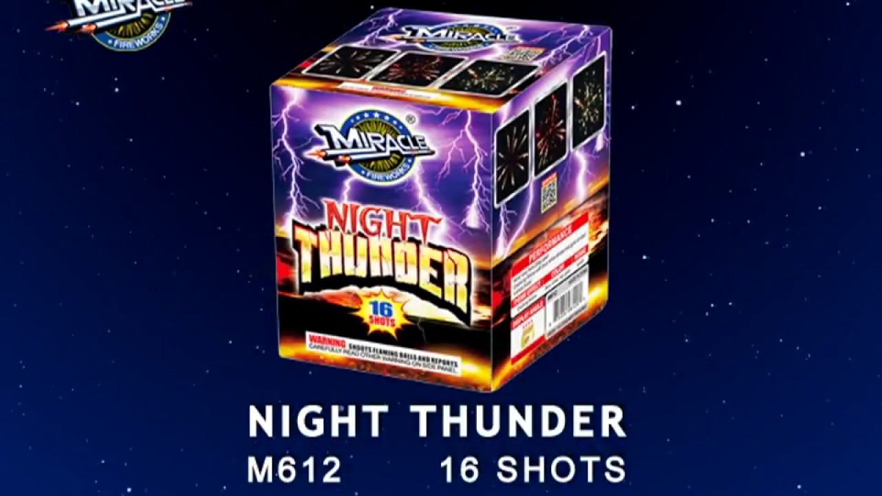 NIGHT THUNDER - Miracle Fireworks | All Star Fireworks - YouTube