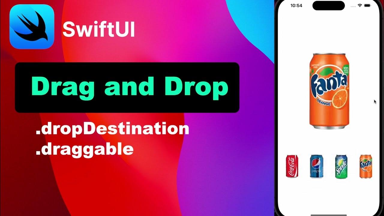 Swiftui Drag And Drop Ios 17 Xcode 15 Youtube