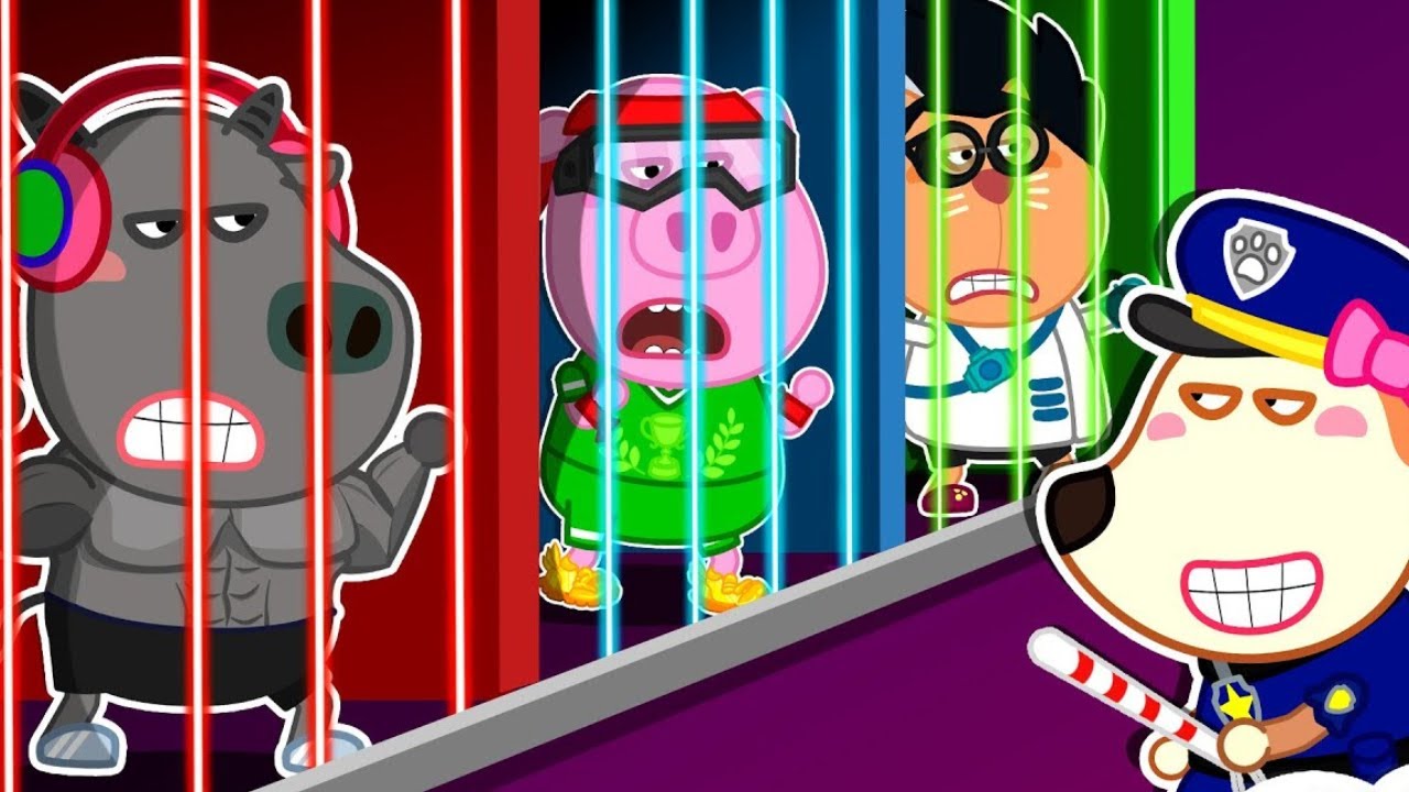 Escape From The Security Prison - Wolfoo Funny Stories For Kids | Kids ...