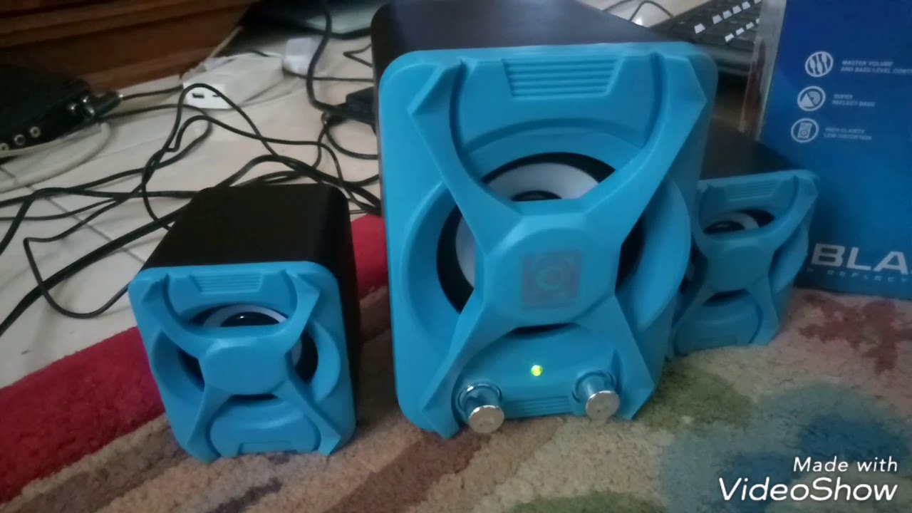 Audiobox U-Blast speaker (Unboxing and review) - YouTube