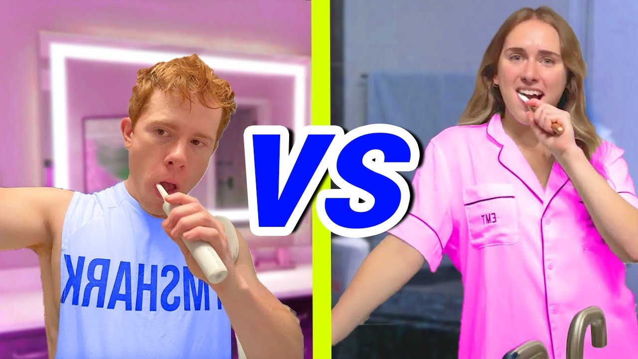 SIS VS BRO MORNING ROUTINE - YouTube