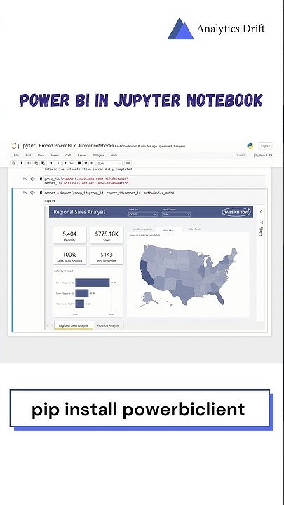 Now Import Power BI in Jupyter Notebook. - YouTube