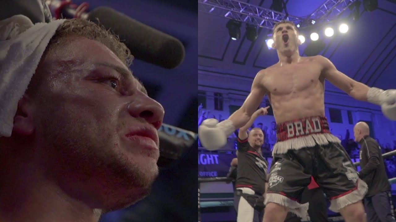 BRAD FOSTER BATTERS LUCIEN REID INTO SUBMISSION, CORNER PULLS REID OUT ...