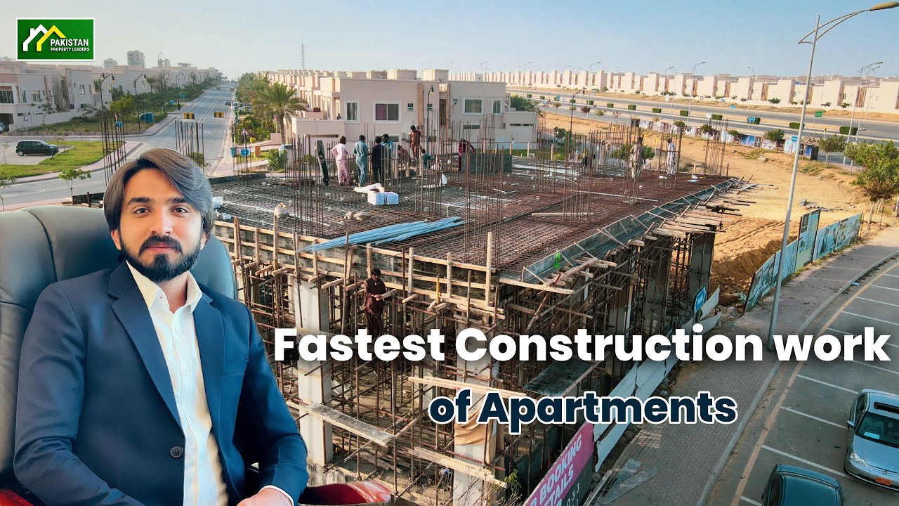 Fastest Construction work of Apartments - YouTube