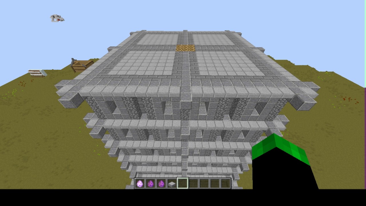 1.11 Minecraft Tower Castle Command! - YouTube