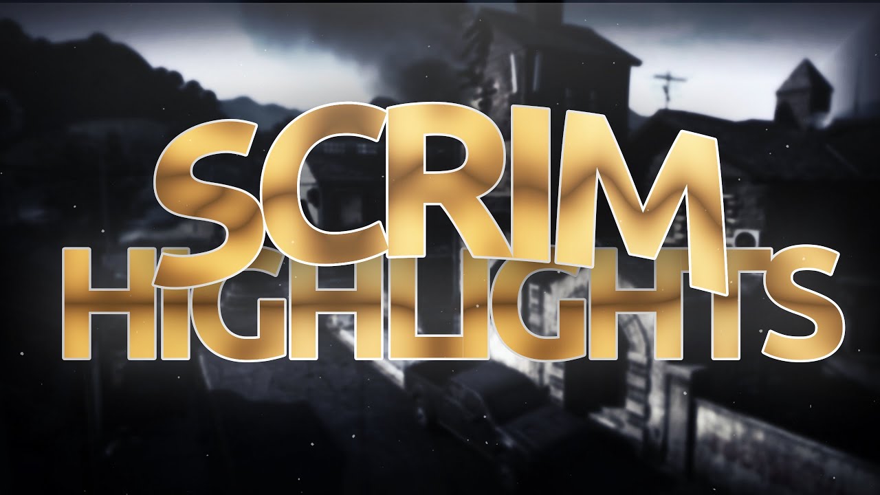 scrim highlights (old gameplay again) - YouTube