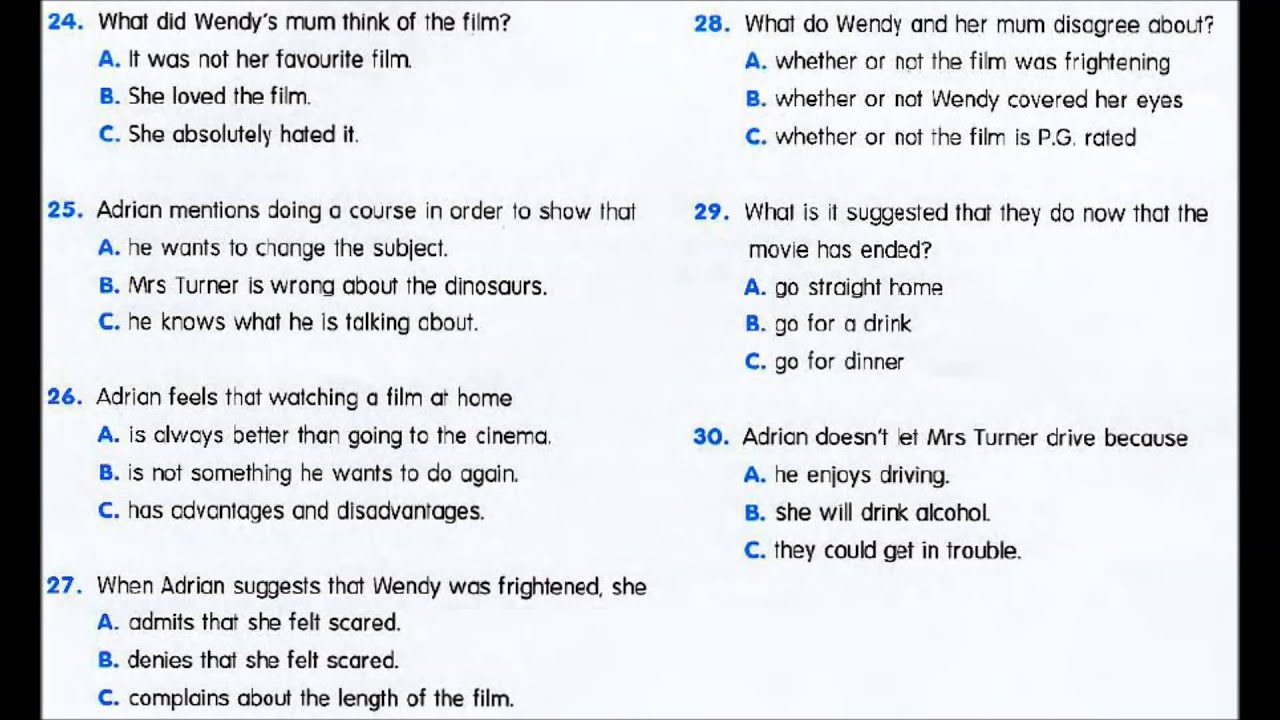 Listening FCE Test Part 4 With Answers 01 YouTube listening-fce-test-part-4-with-answers-01-youtube