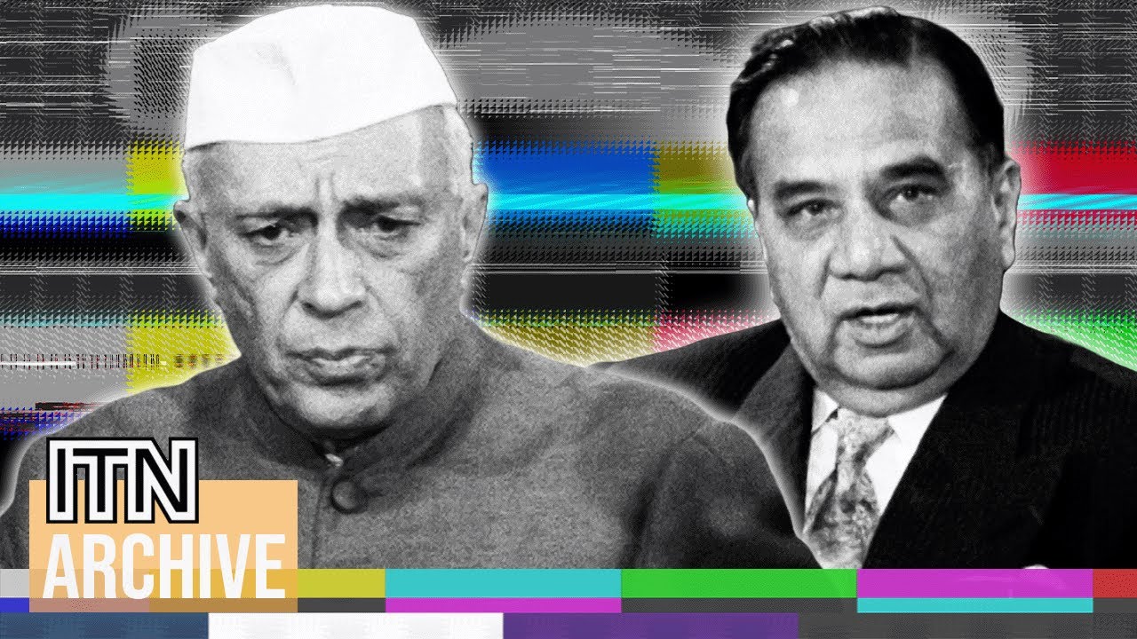 Jawaharlal Nehru Clashes with Pakistan's Suhrawardy Over Kashmir (1957 ...