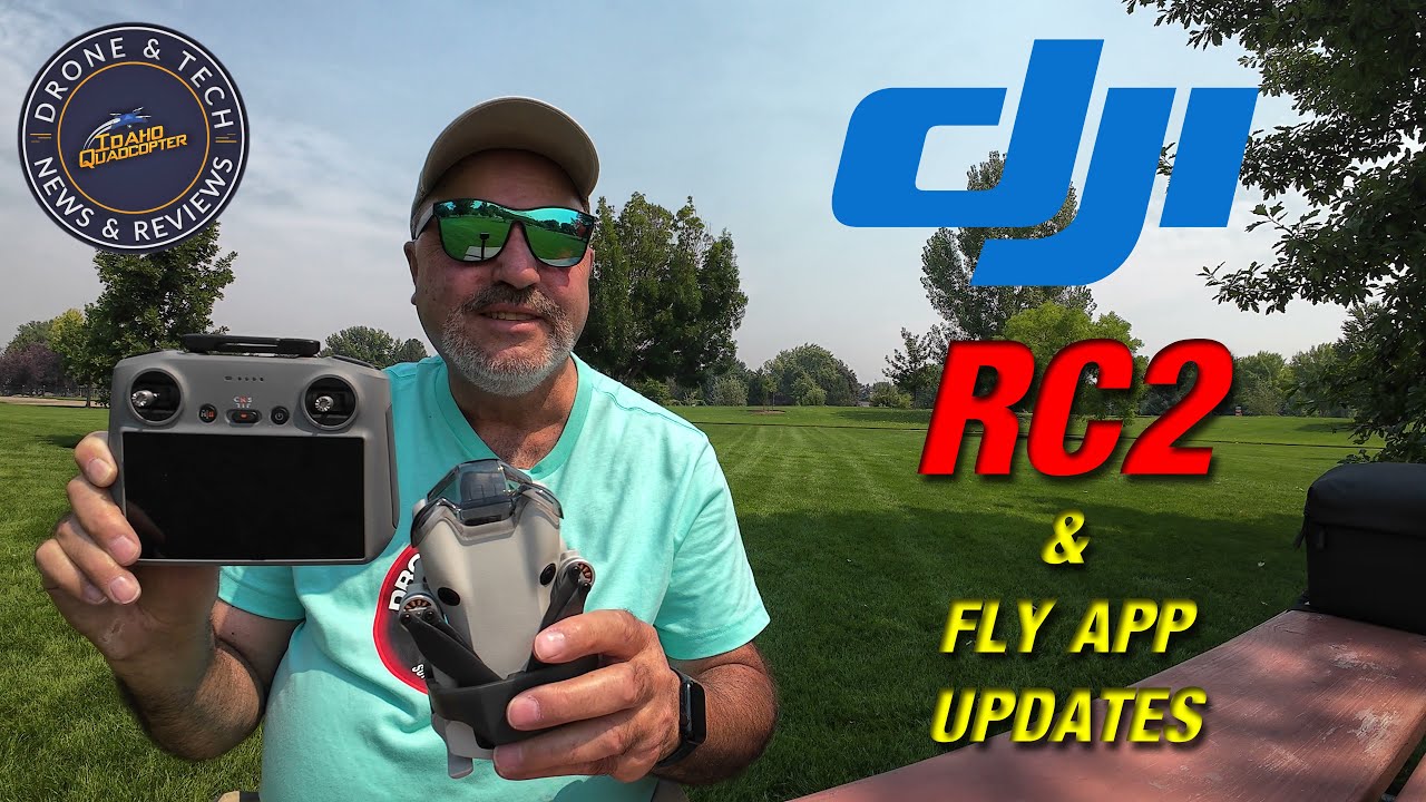 DJI RC2 and Fly App Update August 2024 - Mini 4 Pro Test Flight - YouTube