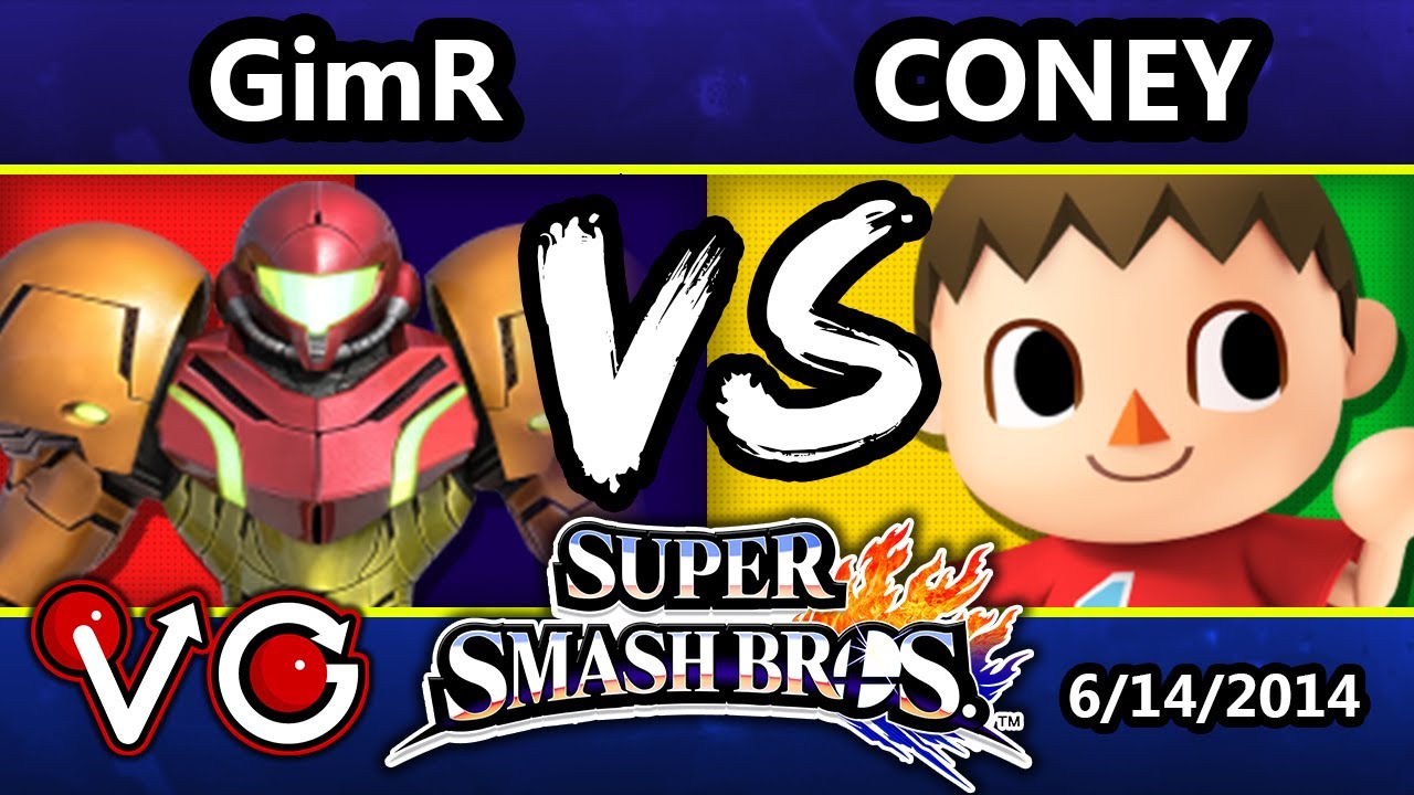 Smash 4 - Coney (Villager) Vs. VGBC | GimR (Samus) SSBU - SSB4 - Smash ...