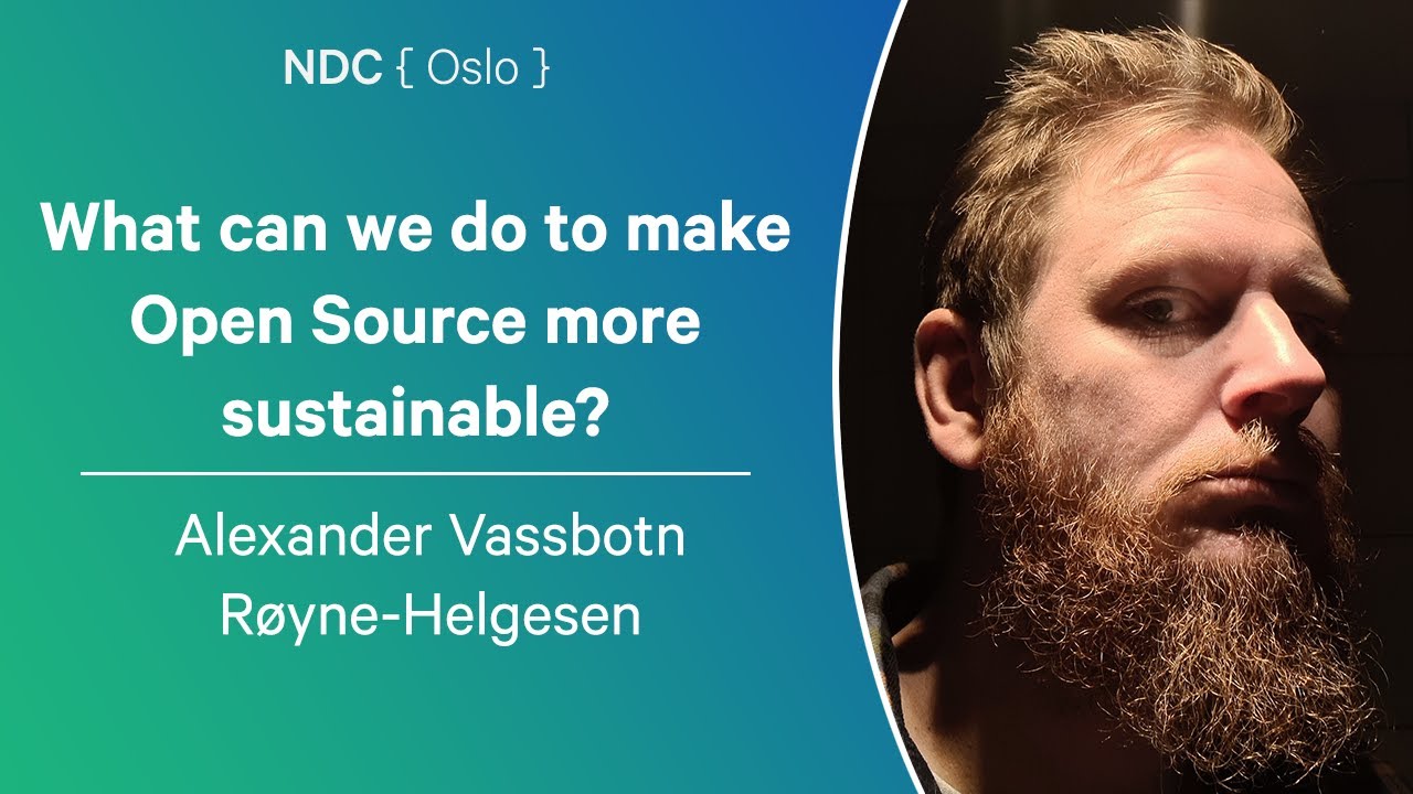 What can we do to make Open Source more sustainable? - Alexander ...