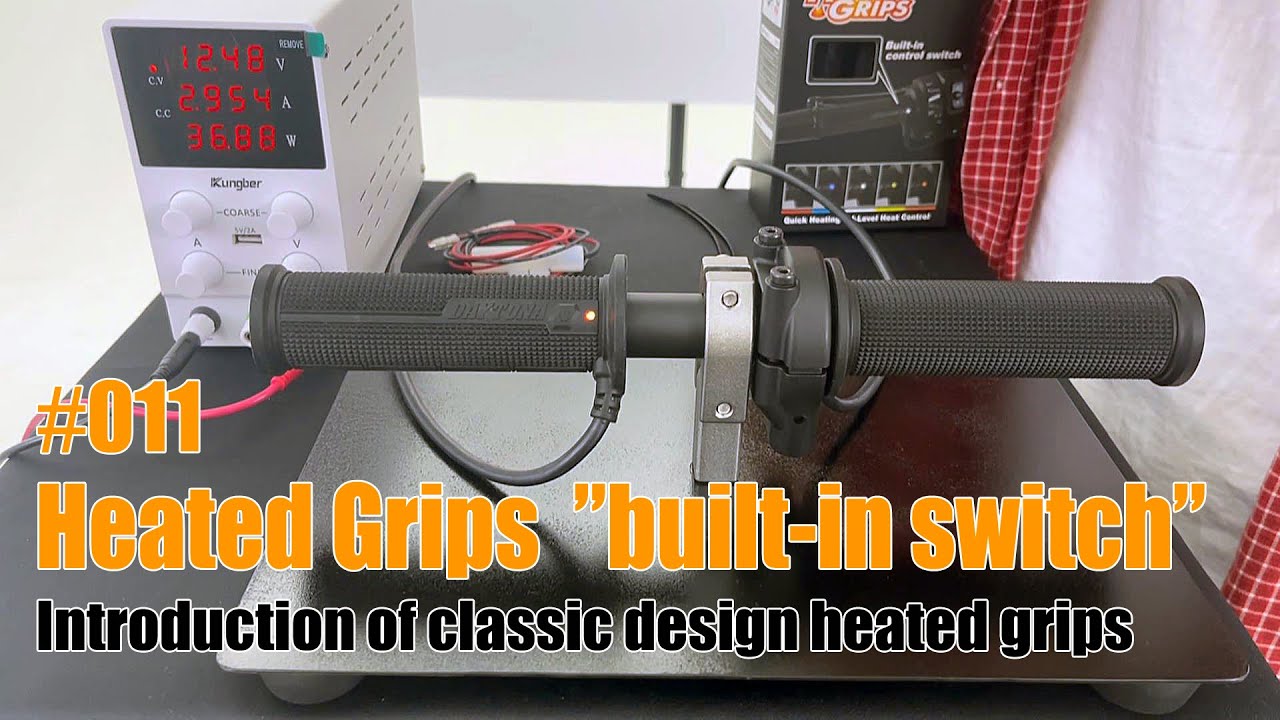 #011 Daytona heated grips "built-in switch" - YouTube