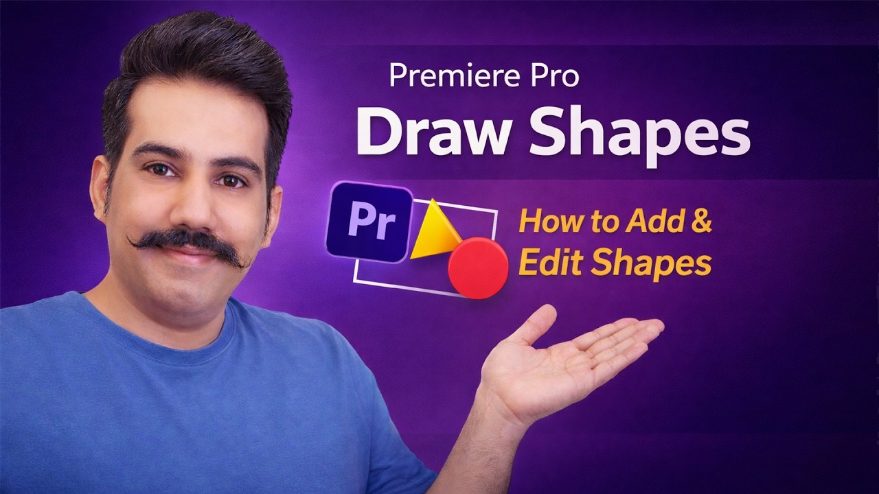 Premiere Pro Shape Tool Tutorial | How to Add & Edit Shapes - YouTube