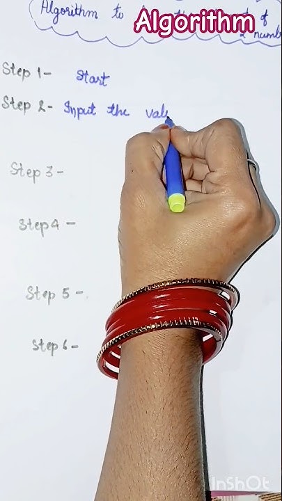 Algorithm to find the largest two number | Algorithms of two largest ...