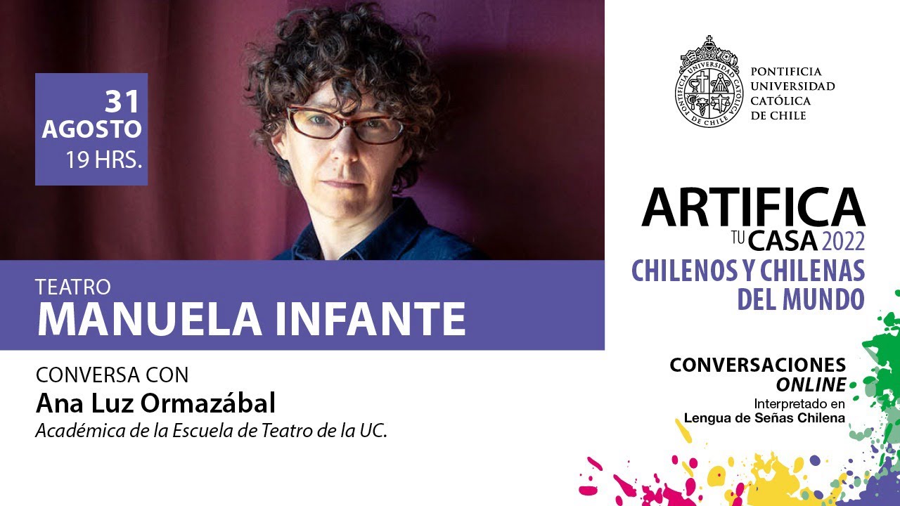 TEATRO: Manuela Infante conversa con Ana Luz Ormazábal - YouTube