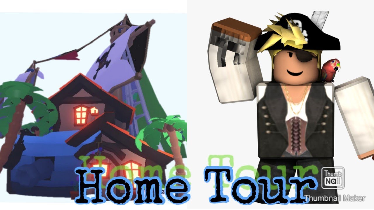 Pirate House, Home tour, Adopt me - YouTube