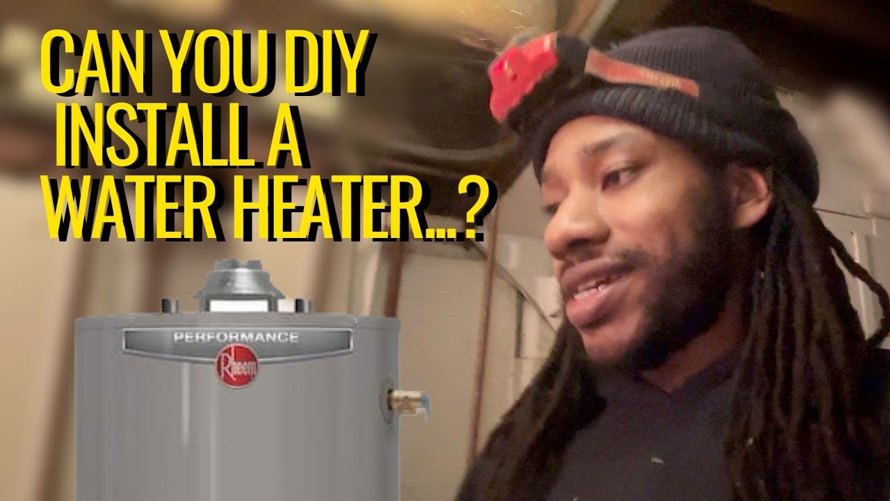 Replacing Water Heater Tank Myself #DIY - YouTube