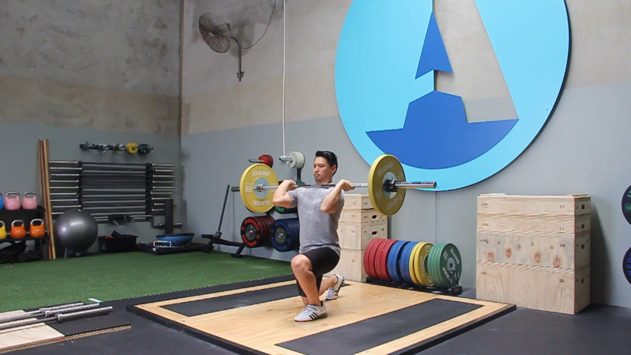 Front Rack Static Lunge - YouTube