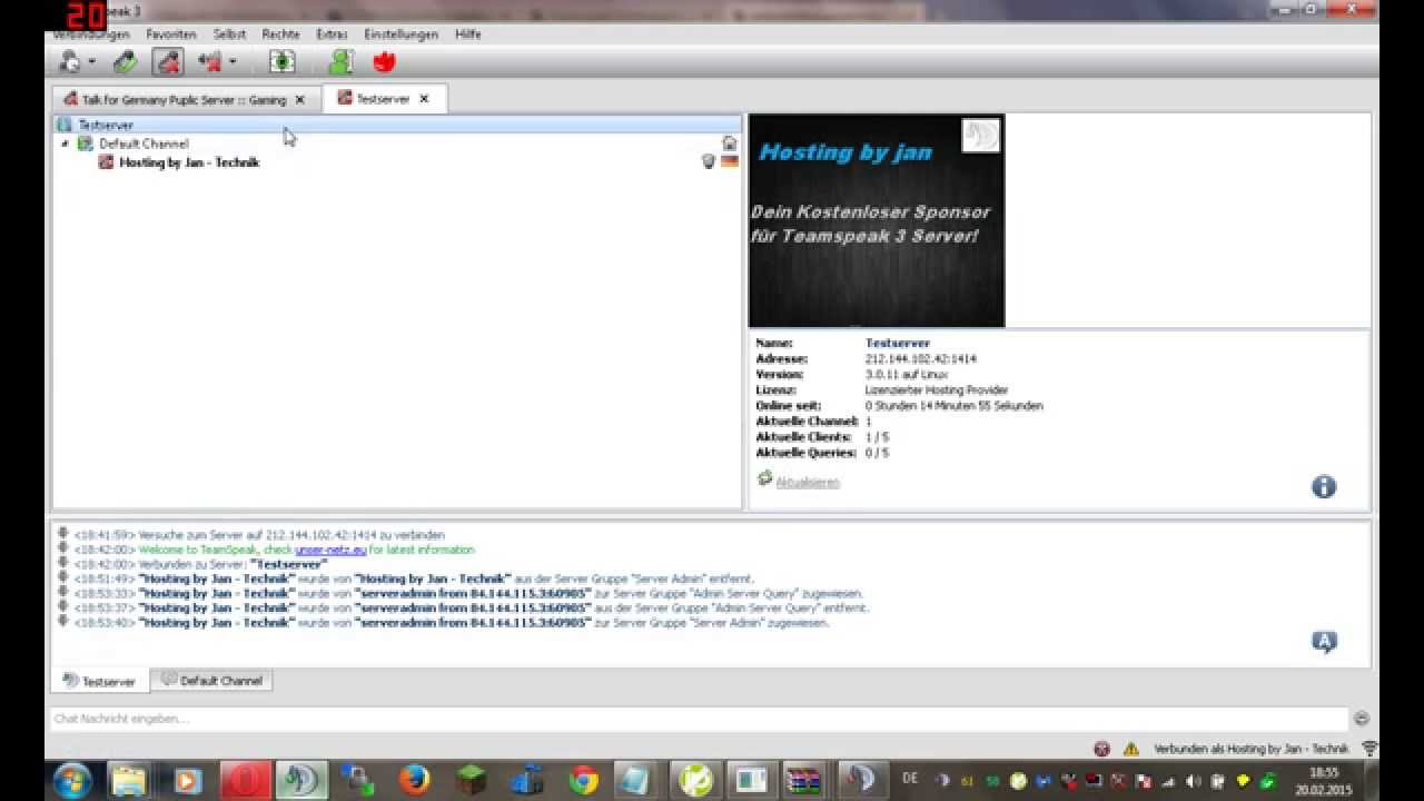 Hosting by Jan - Das neue Webinterface - YouTube