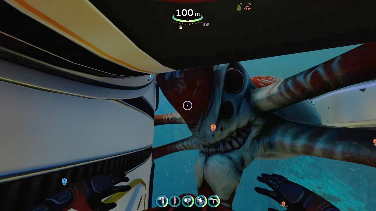 Subnautica | How to Make a Reaper Happy - Playtime with Mabel ...