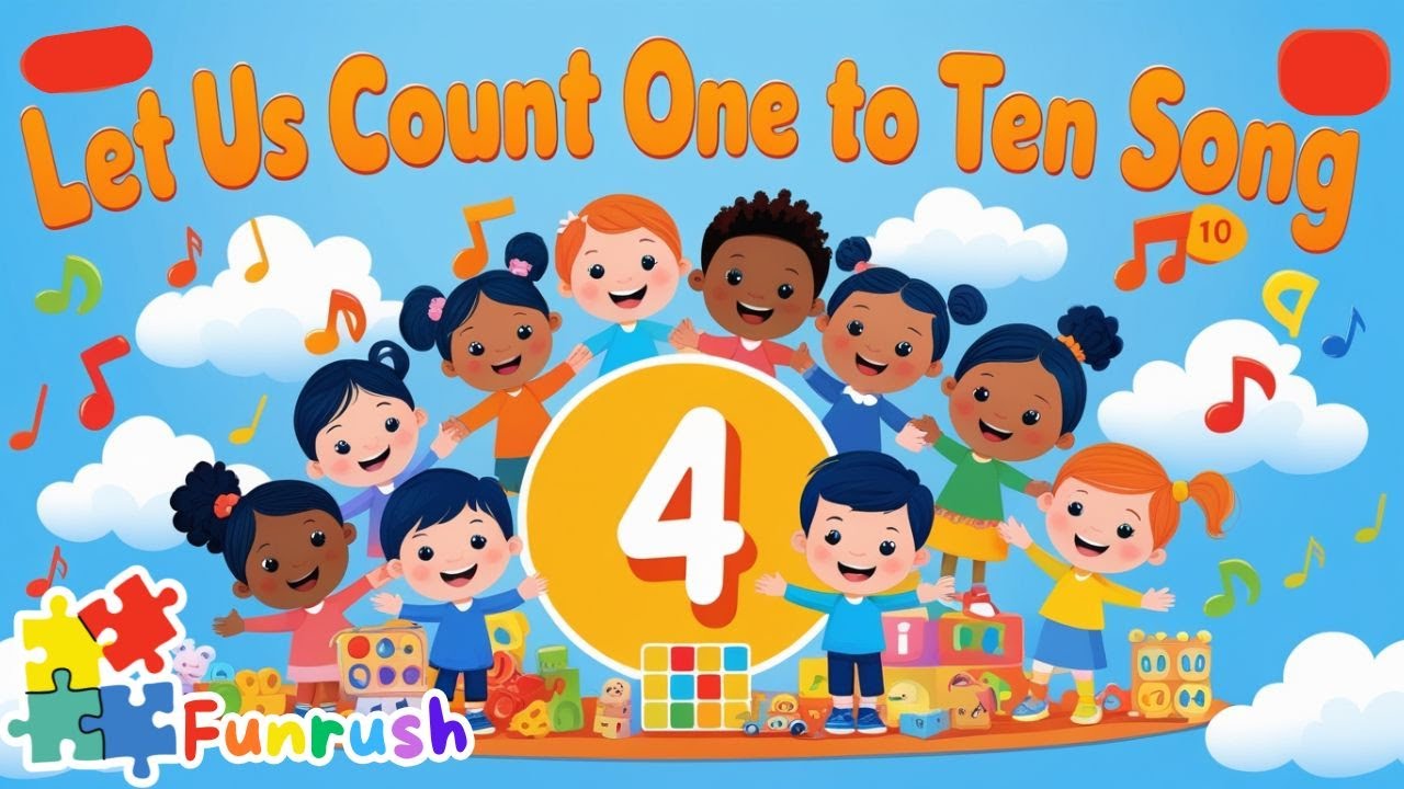 Learning to Count One to Ten Song for Kids | Fun Learning Songs ...