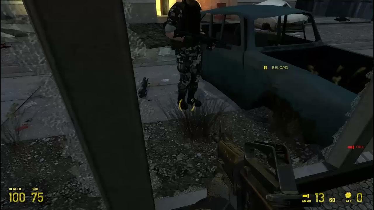 Half Life 2 (focusing spawning npc) but HECU are your allies - YouTube